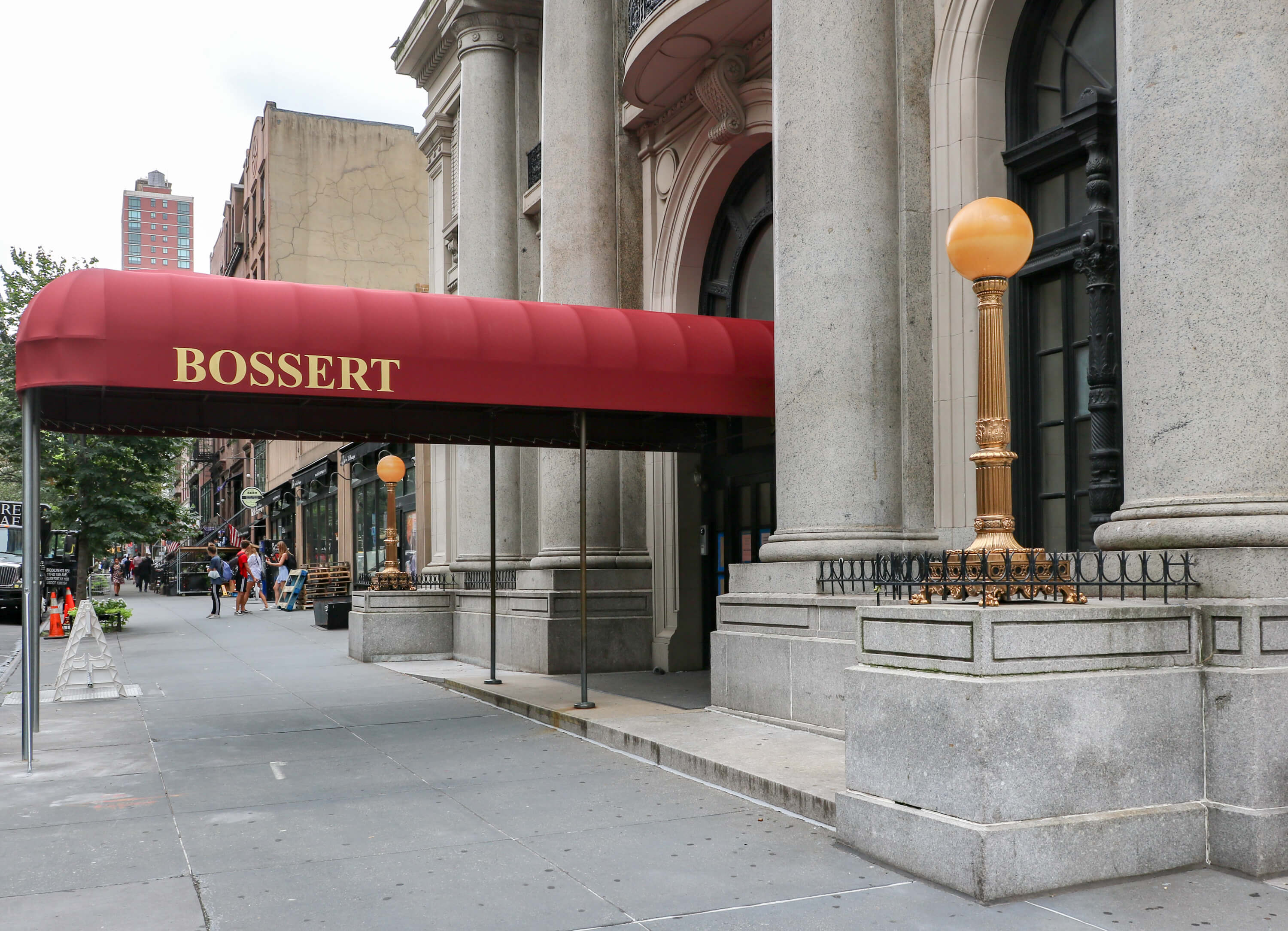 Hotel Bossert Gets a Spruce-Up With a New Awning