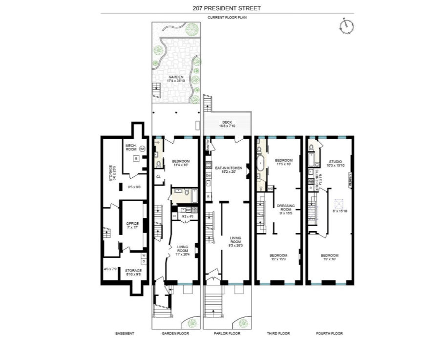 Brooklyn Homes for Sale in Carroll Gardens at 207 President Street