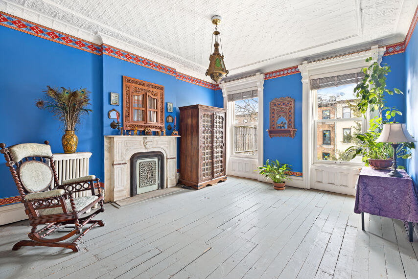 Extravagant Park Slope Neo-Grec With Walnut Trim, Mantels, Fretwork ...