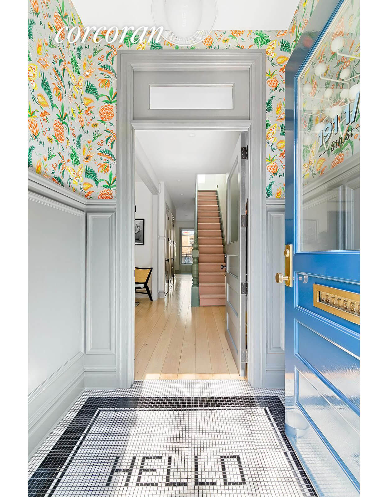 Chic Gowanus Row House With Sleek Finishes, Marble Mantels Asks $3.095 ...