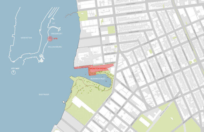 Rendering Revealed for Mixed-Use Tower Planned for MTA Greenpoint ...