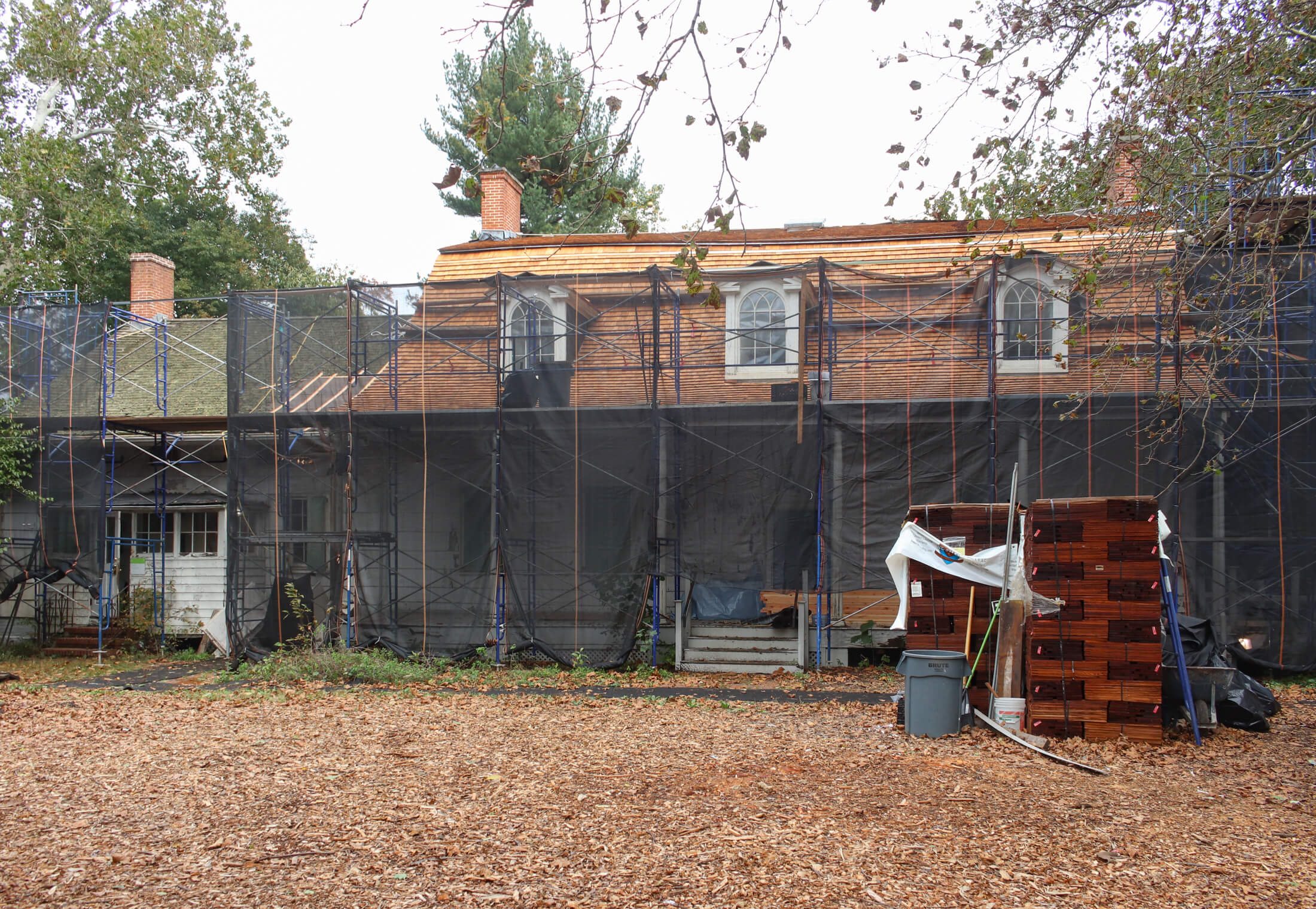 Up on the Roof of the Historic Lefferts House in Prospect Park as It ...