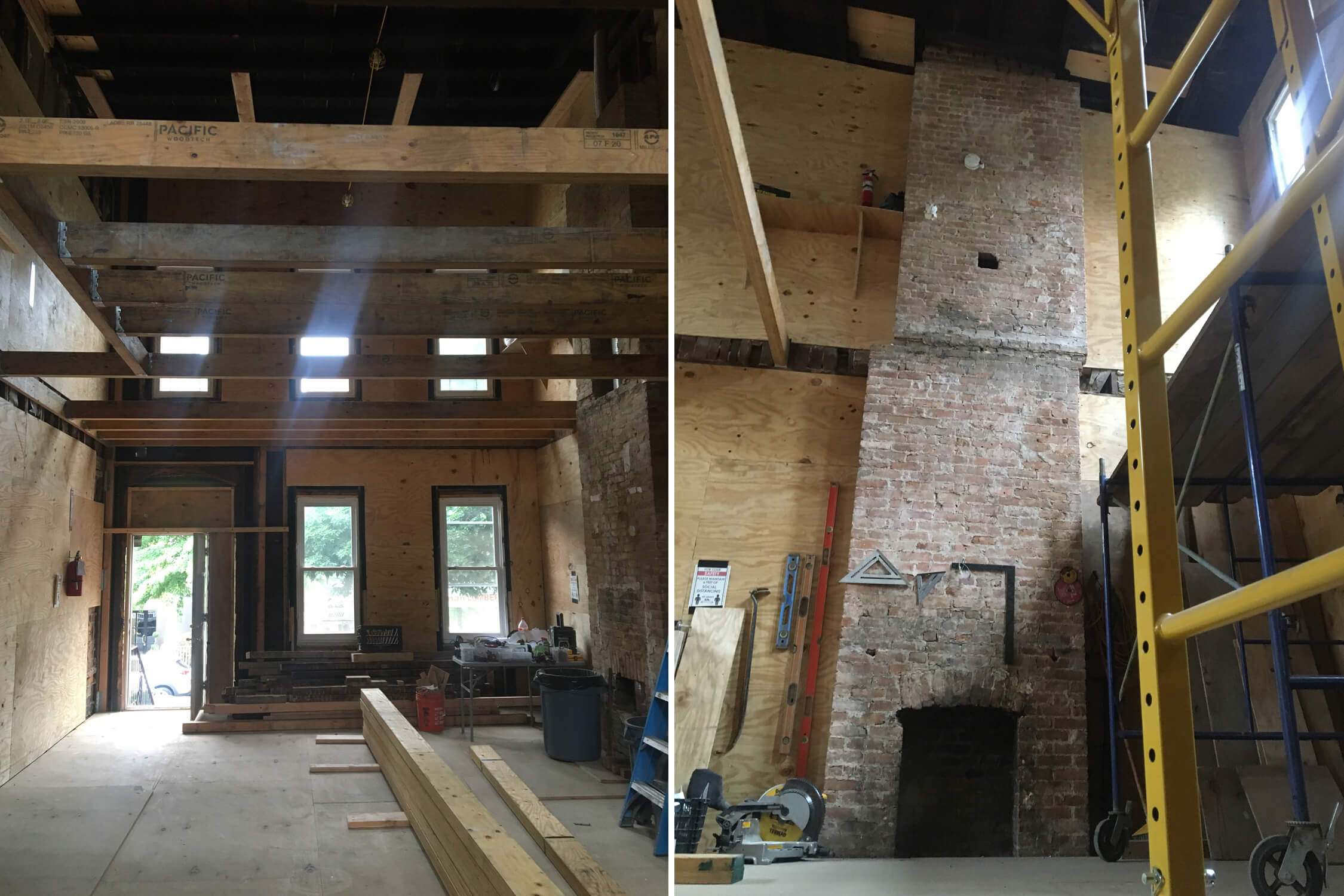 This Ugly House: We Level Floors, Reinforce Brick Nogging in Bed Stuy ...