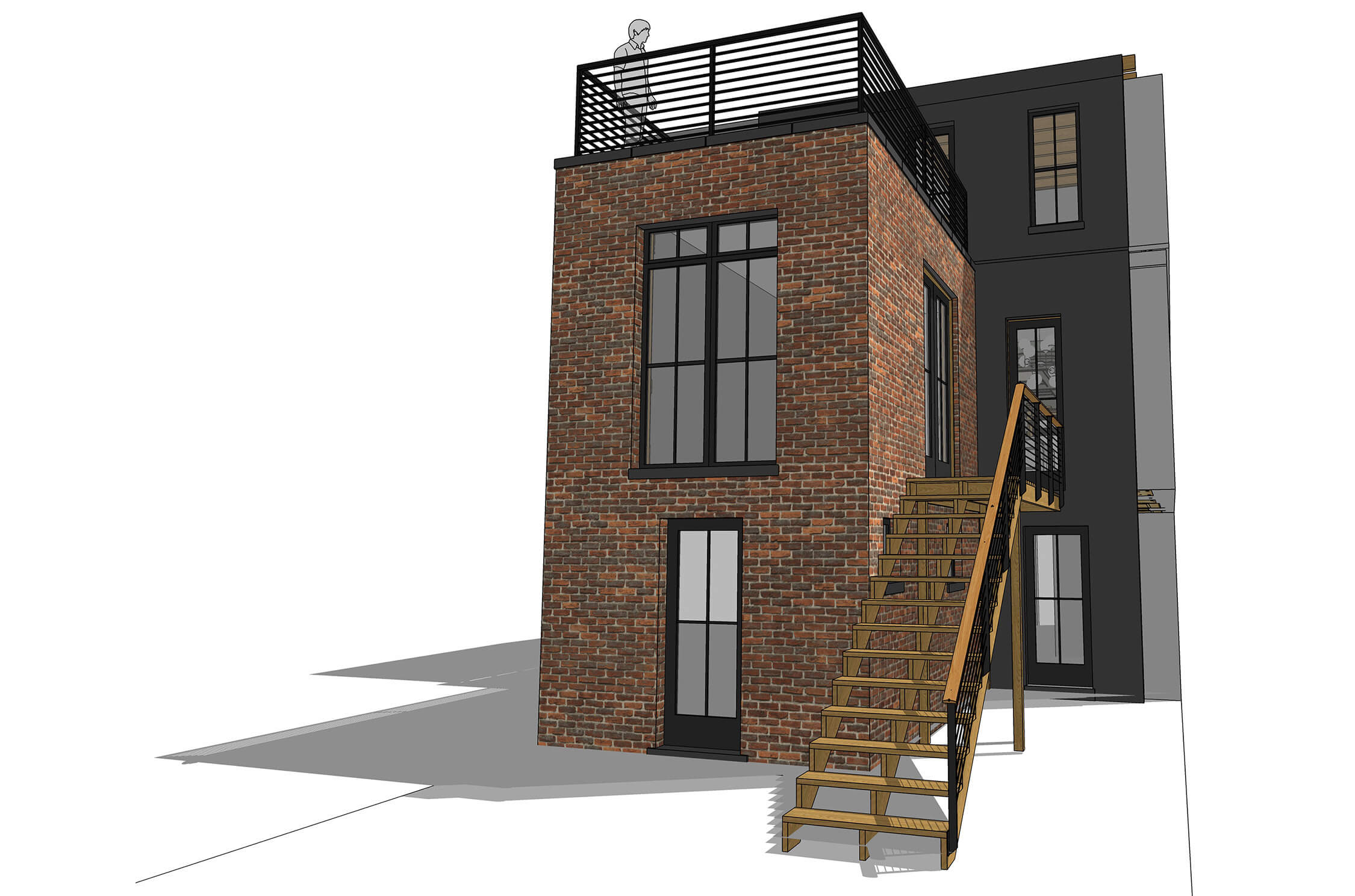 This Ugly House: We Rebuild Crumbling Extension, Spruce Up Rear to Let ...