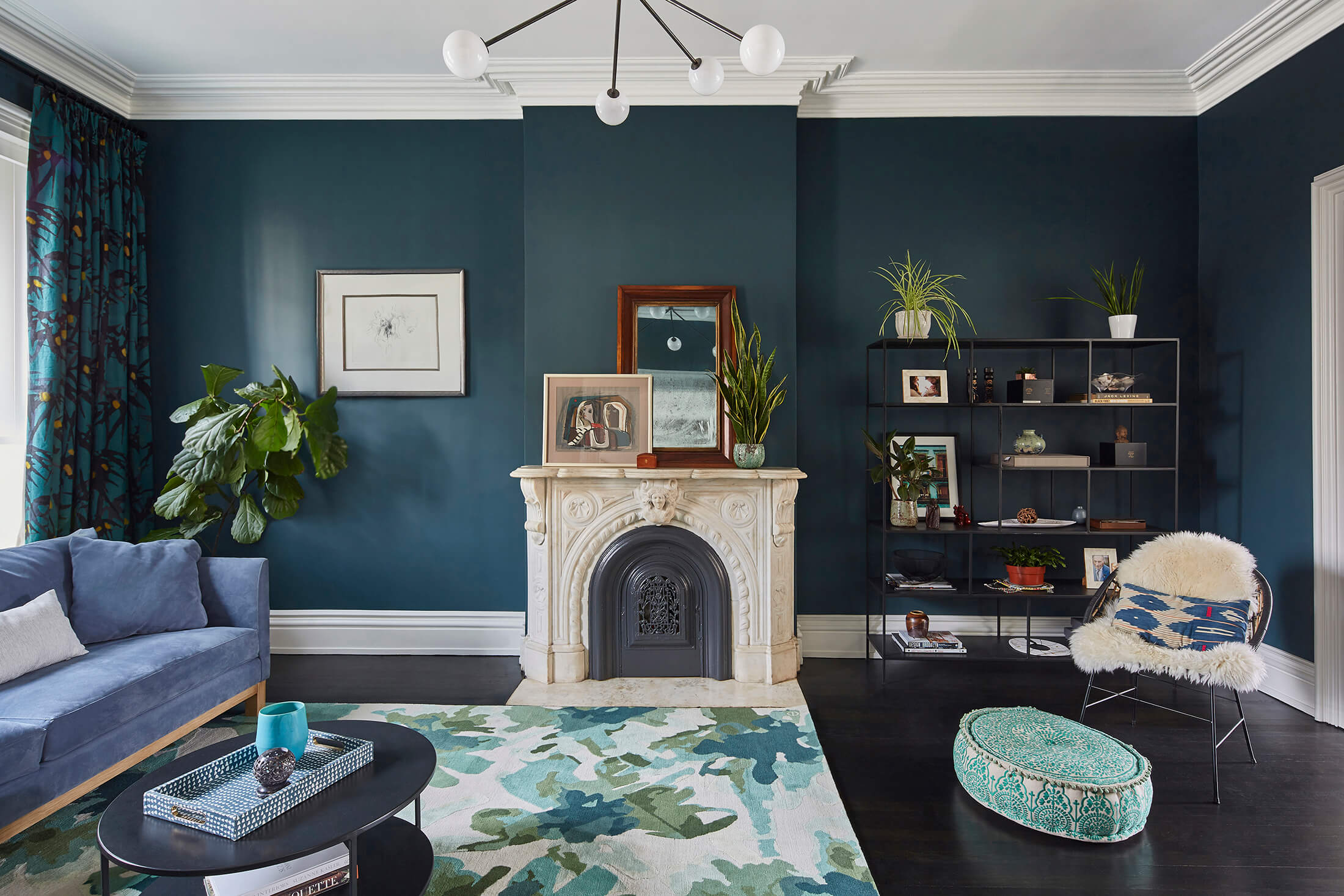 Colorful Yet Practical Furnishings Update Young Family's Brooklyn Townhouse