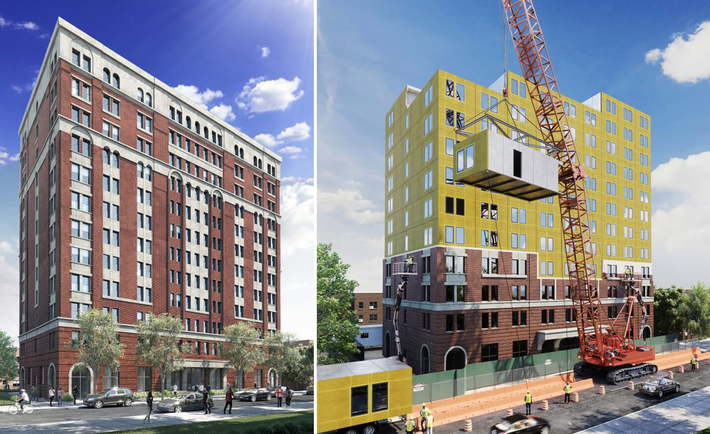 Modular Housing for Low Income Seniors Close to Topping Out at Bushwick ...