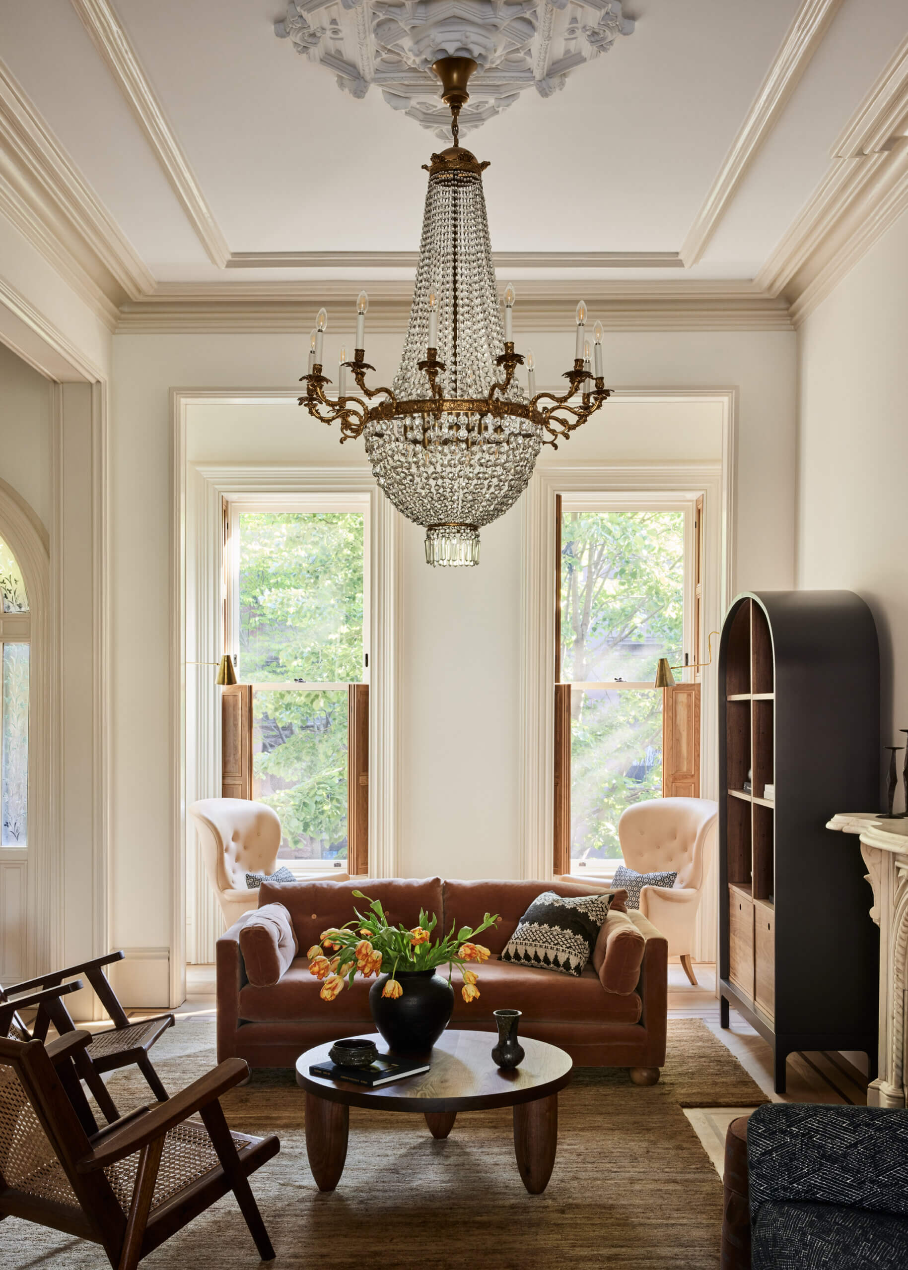 Luscious Browns Elevate Park Slope Brownstone Decor