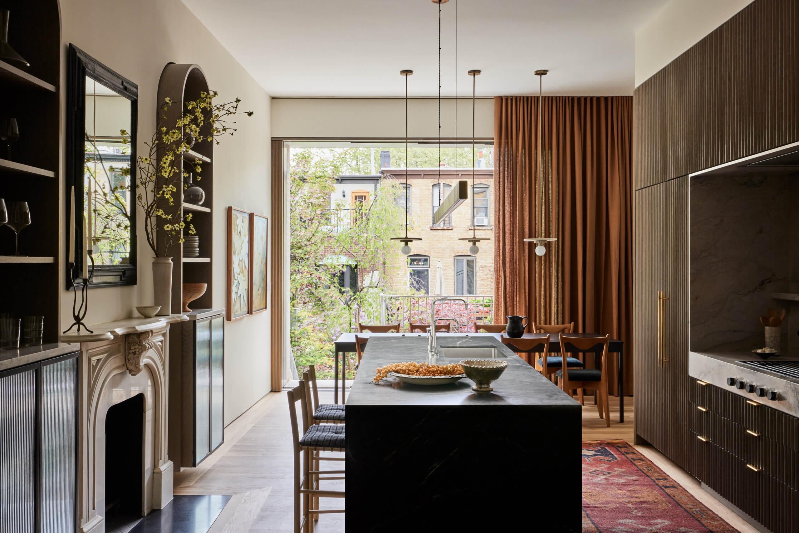 Luscious Browns Elevate Park Slope Brownstone Decor