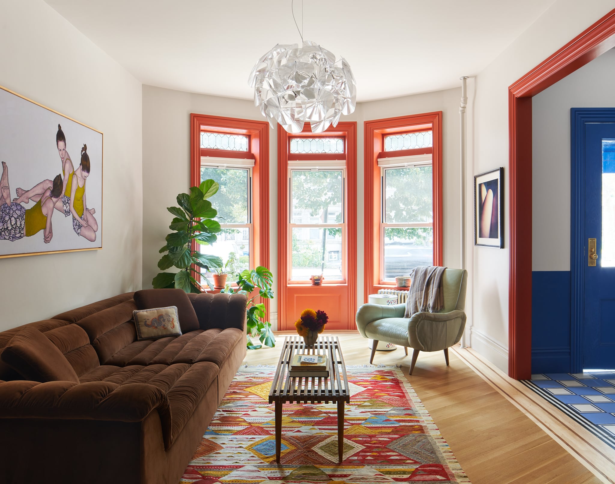 The Insider: Colorful Paint and Tile Lead PLG Row House Reno