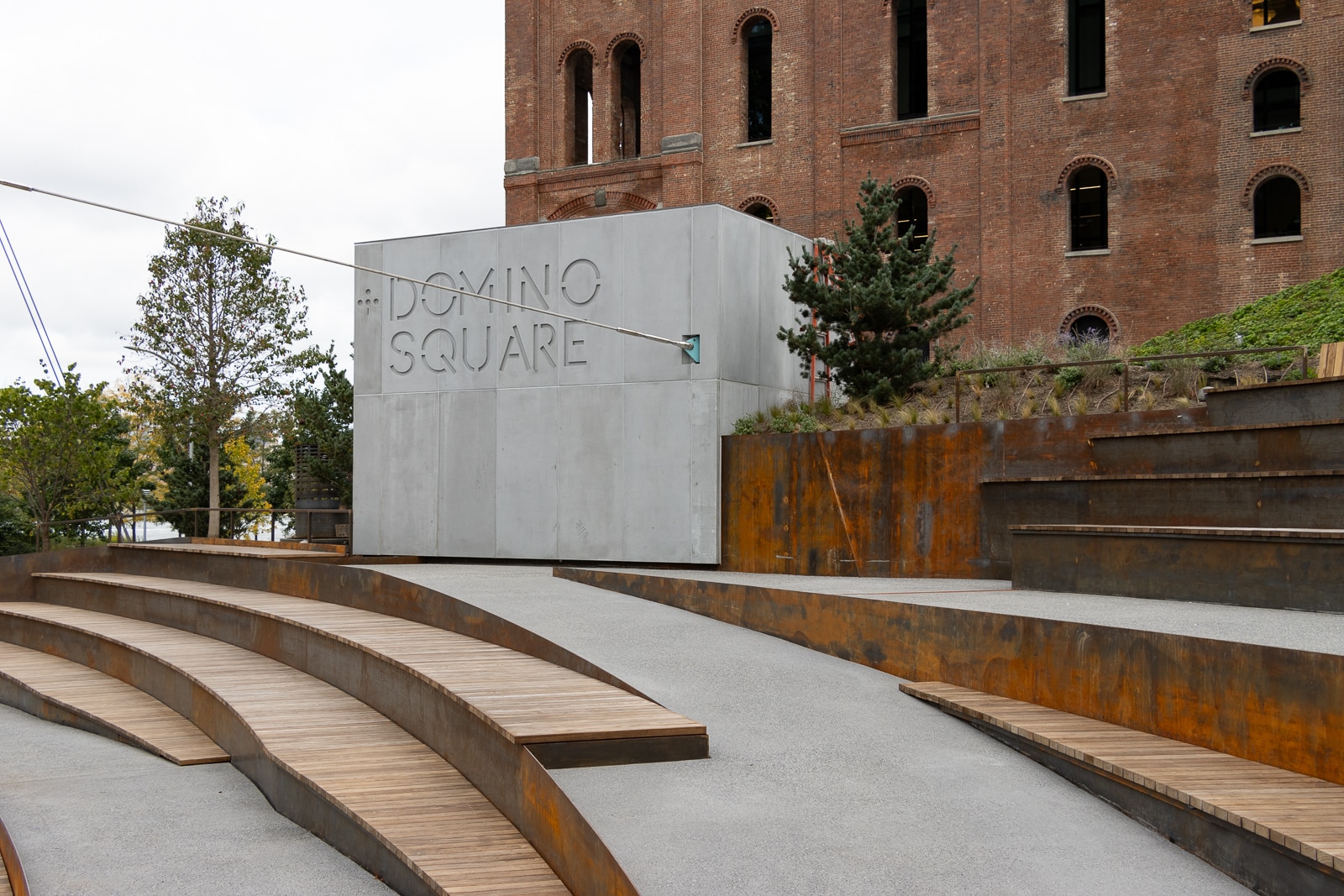 Domino Square Public Plaza Opens on Williamsburg Waterfront