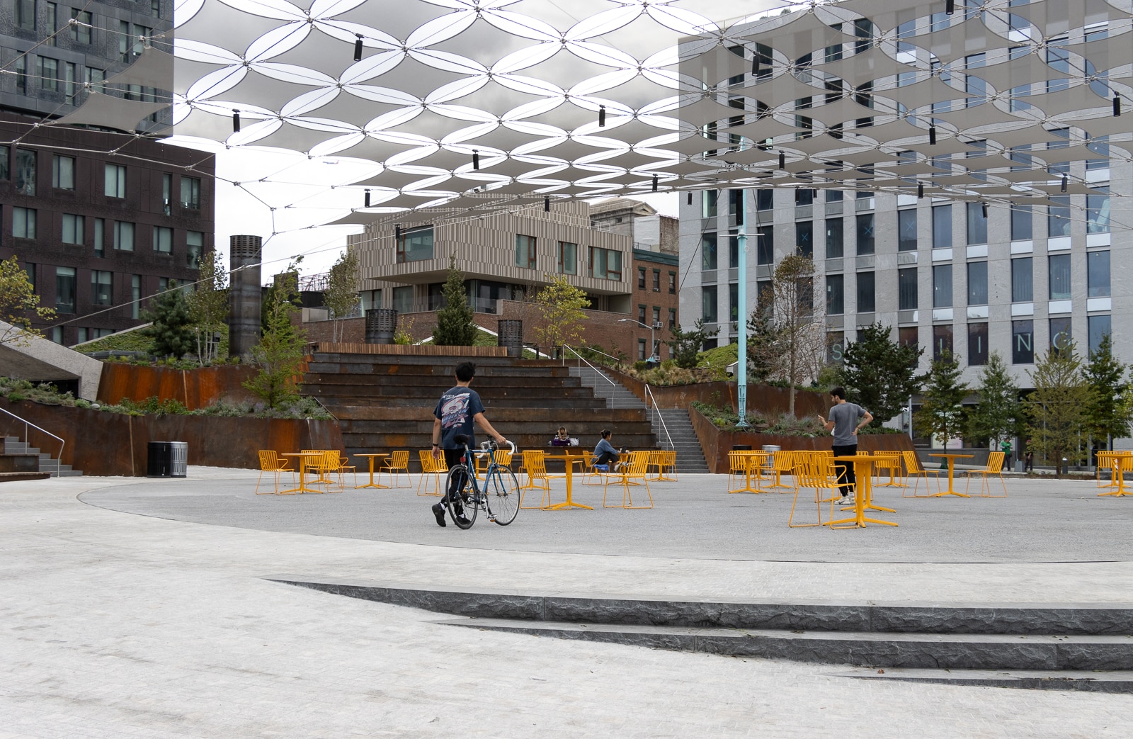 Domino Square Public Plaza Opens on Williamsburg Waterfront