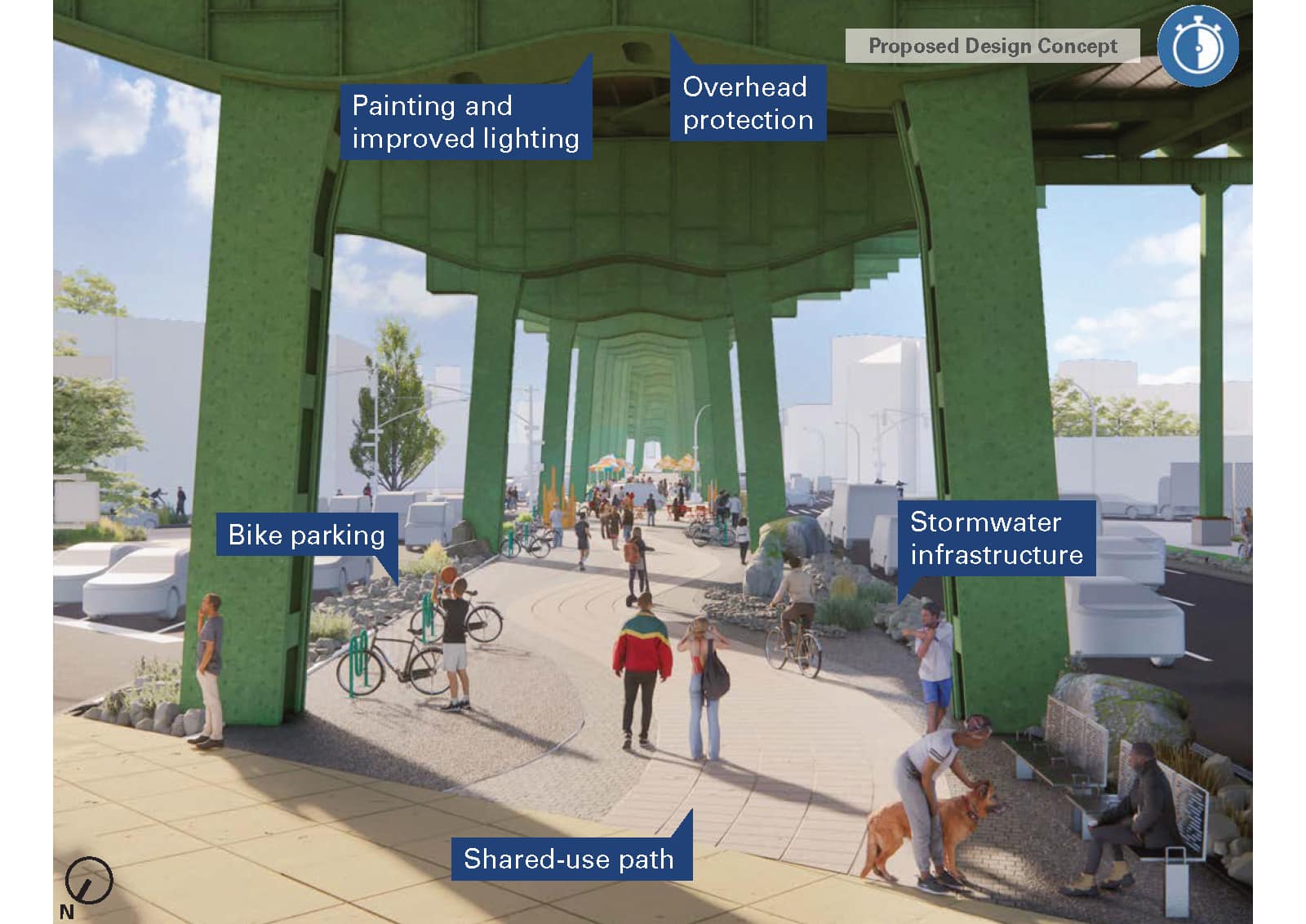 DOT Renderings Picture Transformed BQE Trenches